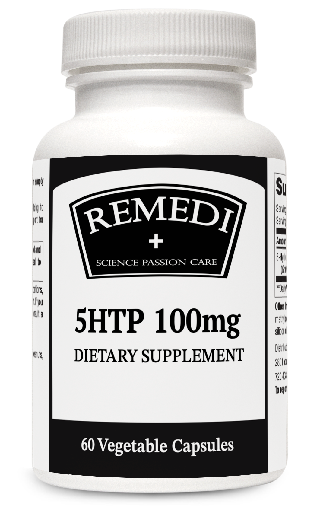 5-HTP 100mg (60 capsules), Remedi – remedi.care